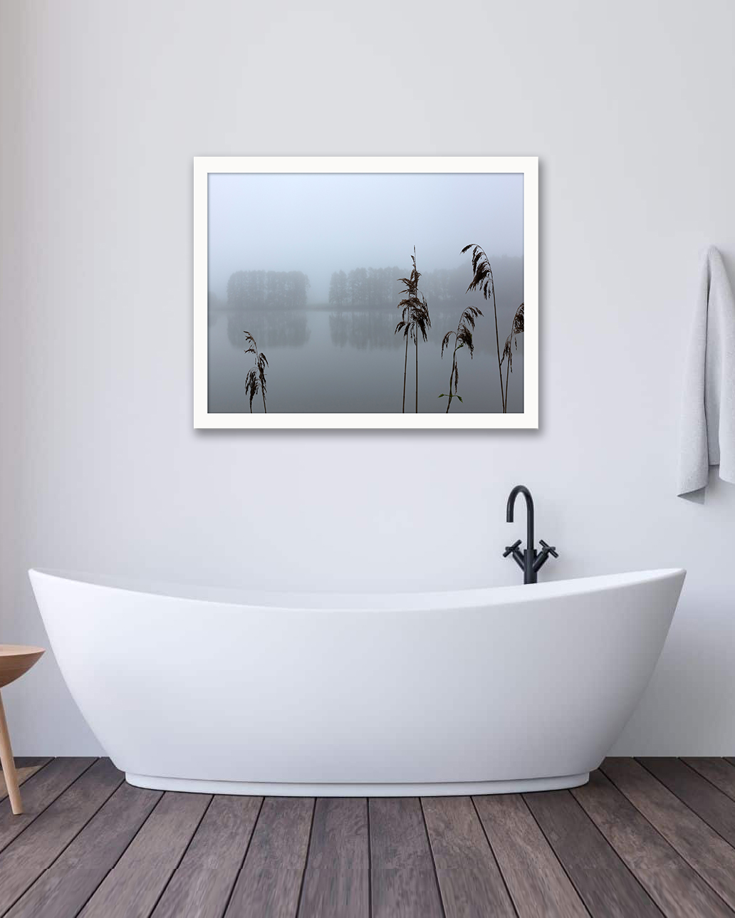 Silver Pond | Print of a tranquil misty pond